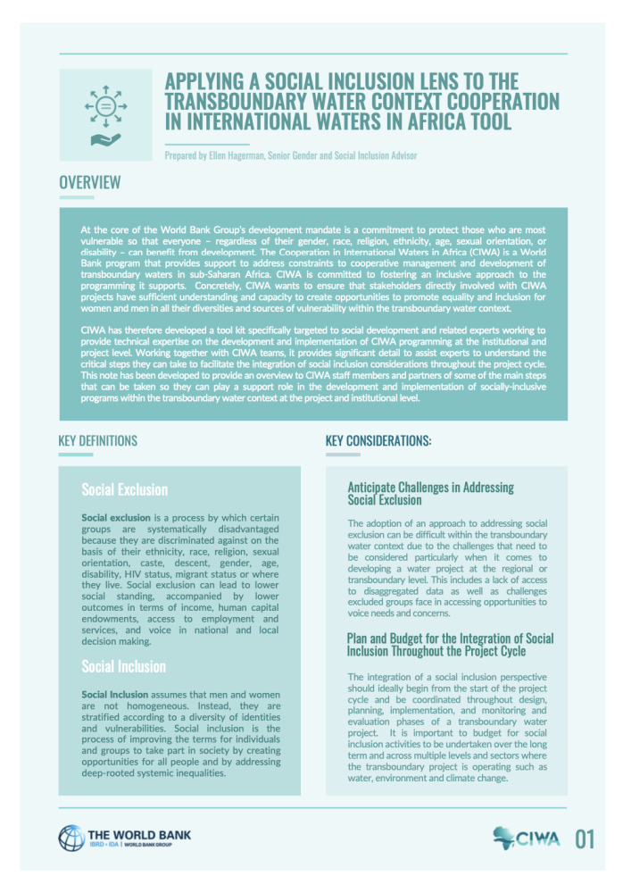 Resources - CIWA program